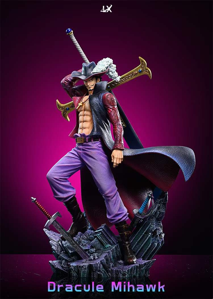 LX Studio One Piece Dracule Mihawk Resin Statue - Devilness Toys
