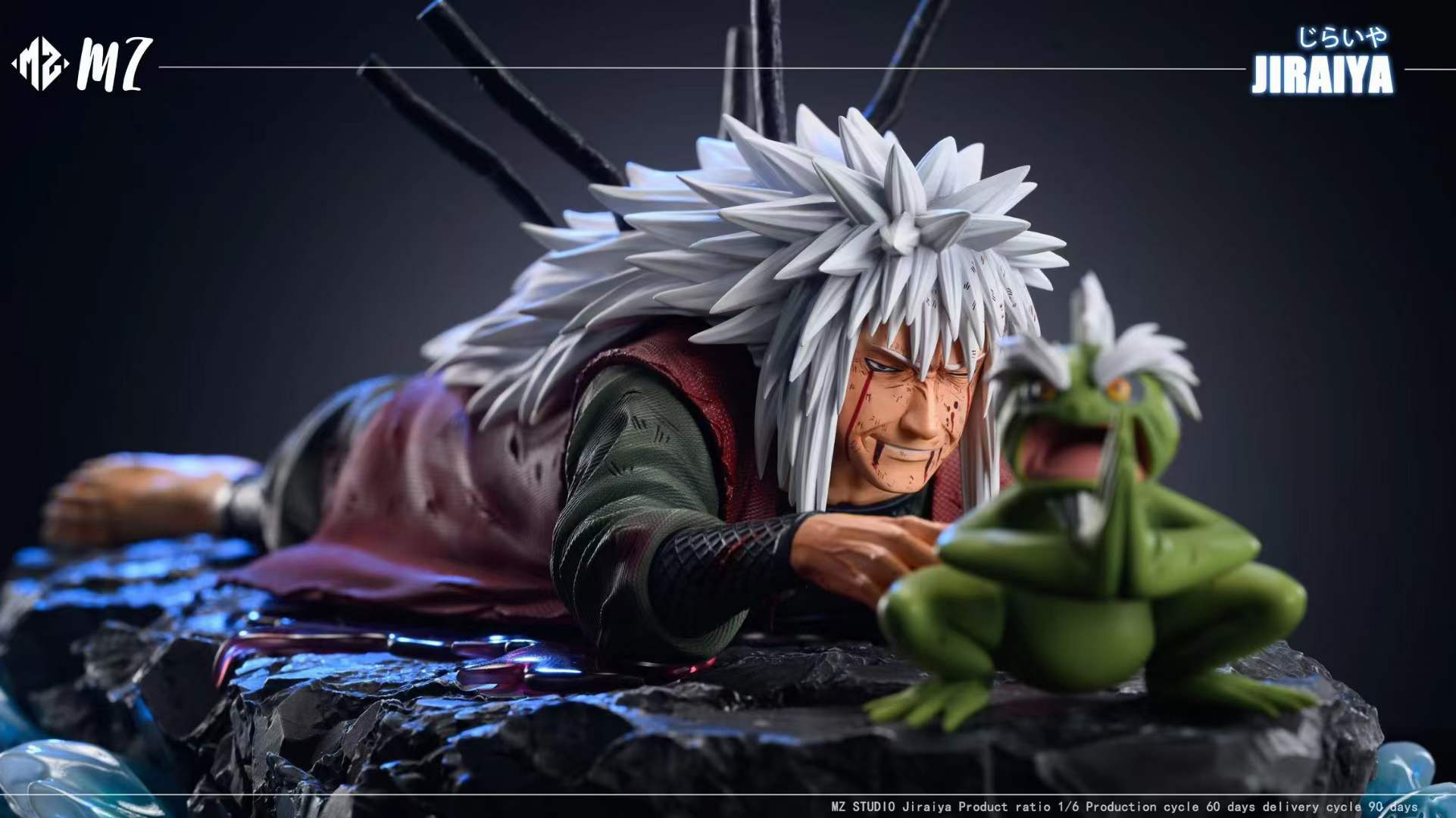 MZ studio 1/6 Naruto Jiraiya Resin Statue - Devilness Toys