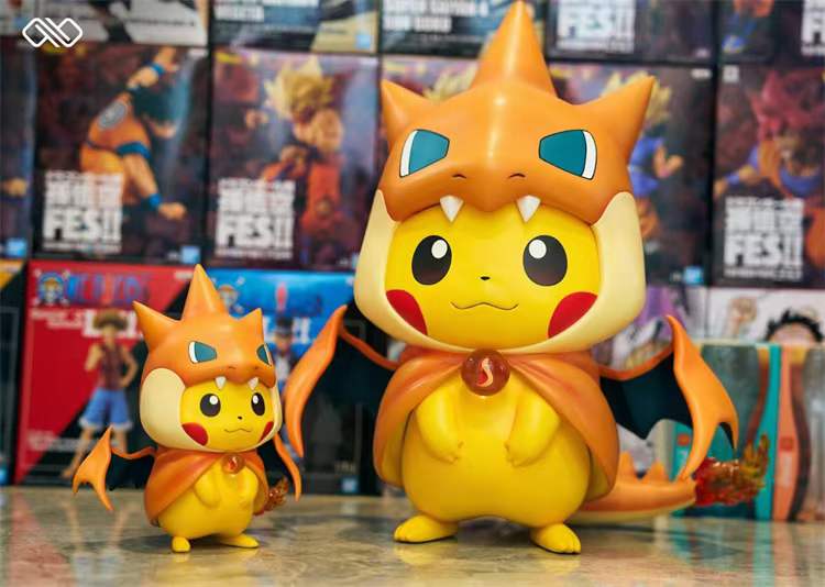 ∞ Studio 1/1 Pokemon Pikachu Cos Charizard Y Resin Statue - Devilness Toys
