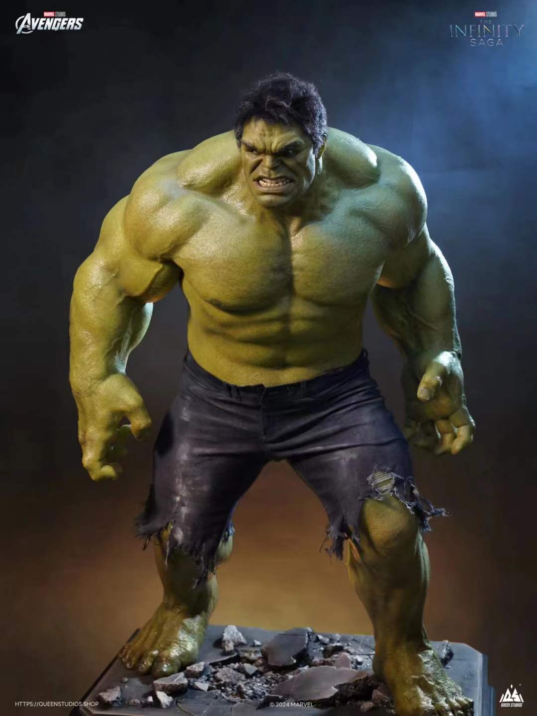 Queen Studios 1/3 Marvel Hulk Resin Statue - Devilness Toys