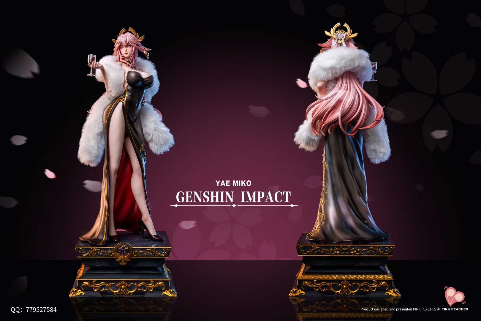 Pink Peaches Studio 1/4 Genshin Impact Yae Miko Resin Statue ...