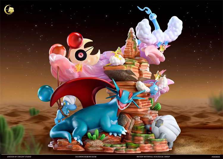 Crescent Studio POKEMON Salamence Resin Statue - Devilness Toys