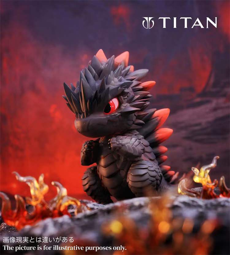TITAN Studio Cute Godzilla Resin Statue - Devilness Toys