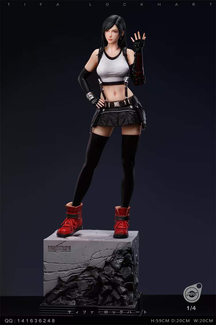 Moss studio EX 1/4 Final Fantasy VII Tifa Lockhart Resin Statue ...