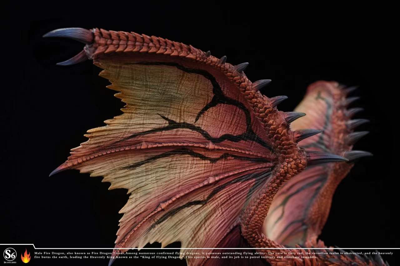 S6 Studio Monster Hunter Male Fire Dragon Resin Statue - Devilness Toys