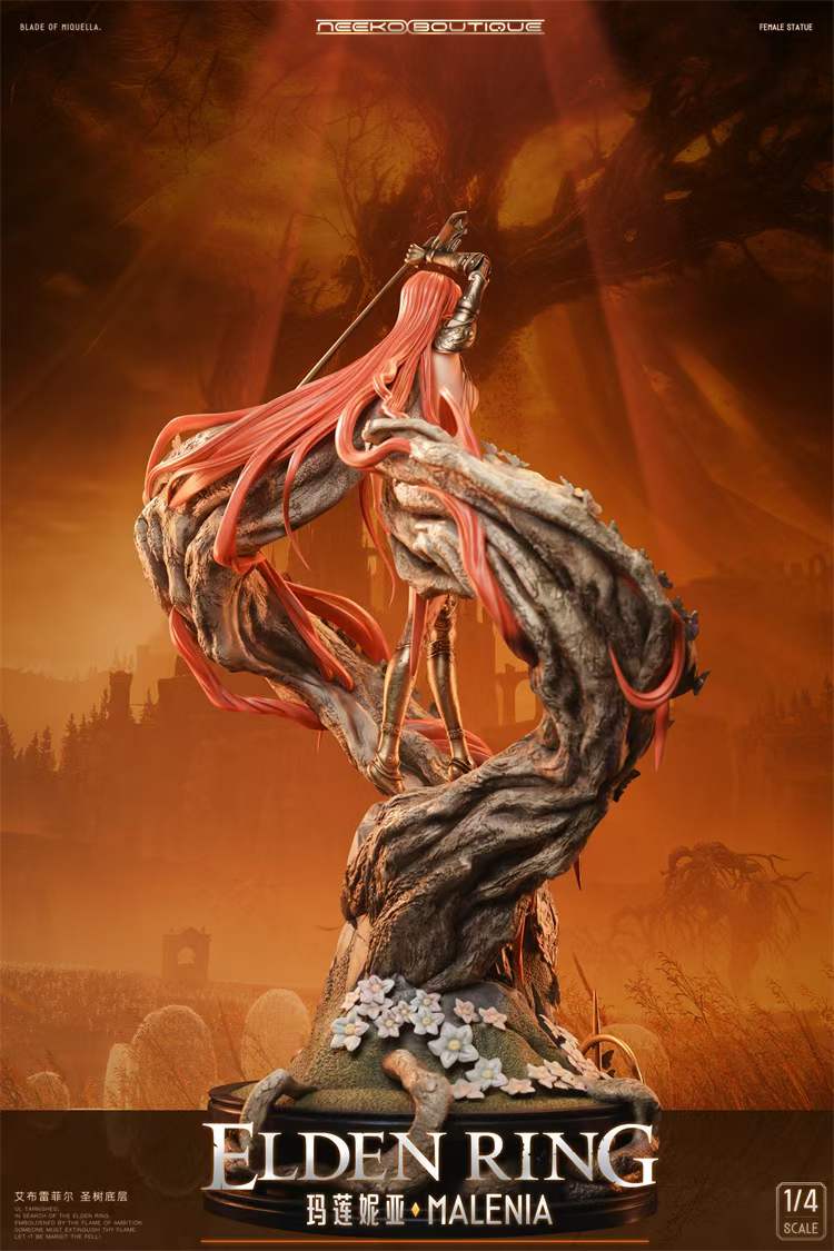 Neeko Studio 1/4 Elden Ring Malenia Blade of Miquella Resin Statue ...