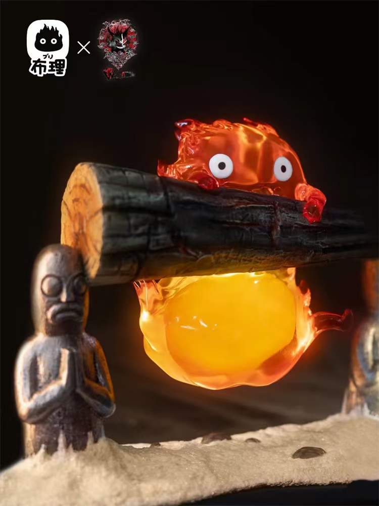 Buri Studio X WeareaDesign Howl’s Moving Castle Calcifer Resin Statue ...