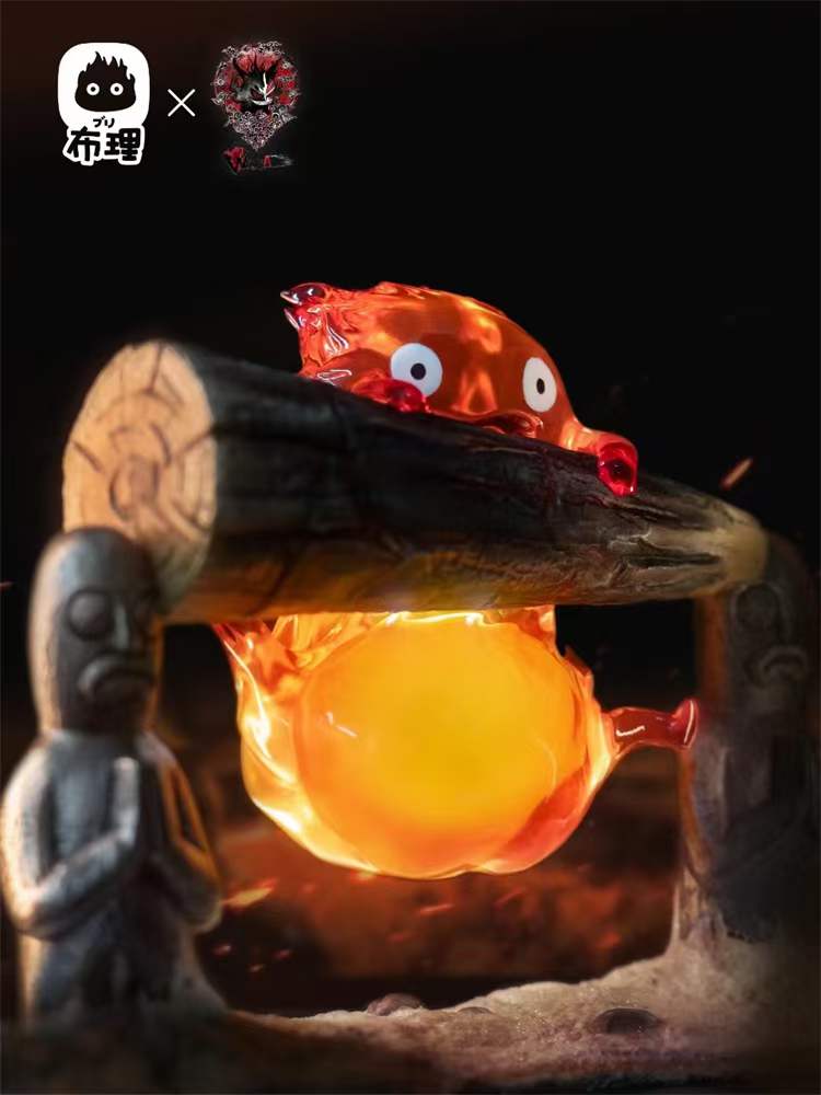 Buri Studio X WeareaDesign Howl’s Moving Castle Calcifer Resin Statue ...