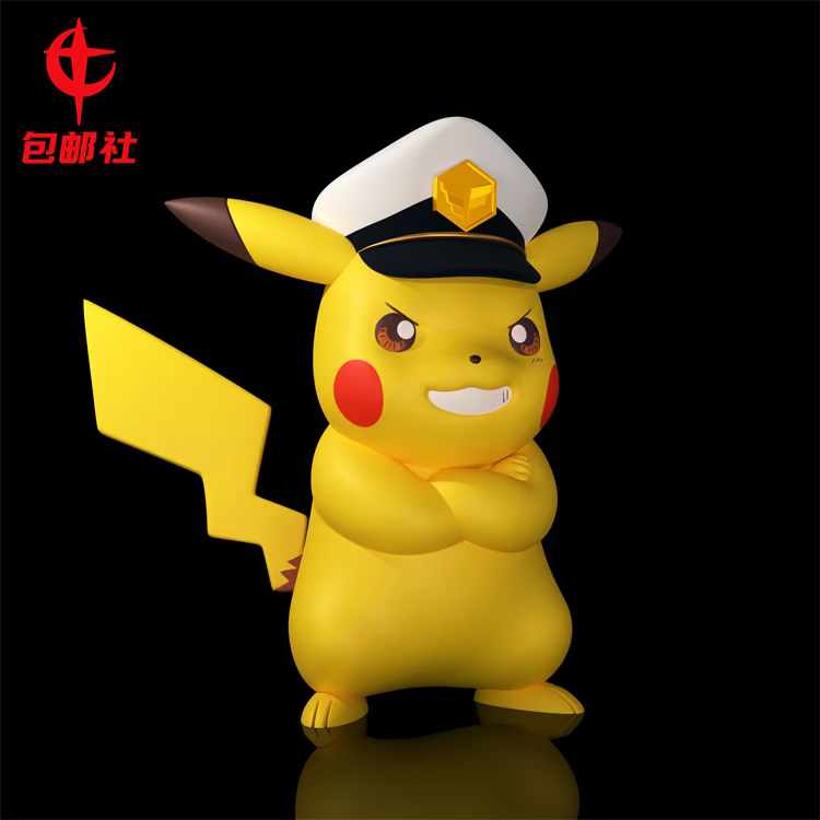 BaoyouShe Studio 1/1 Pokemon Captain Pikachu Resin Statue - Devilness Toys