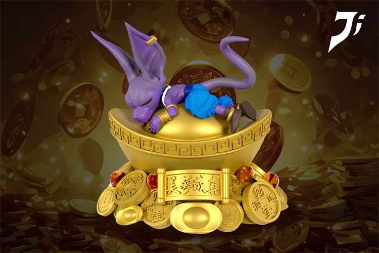 Ji Studio Dragonball Super Sleep Beerus Resin Statue - Devilness Toys