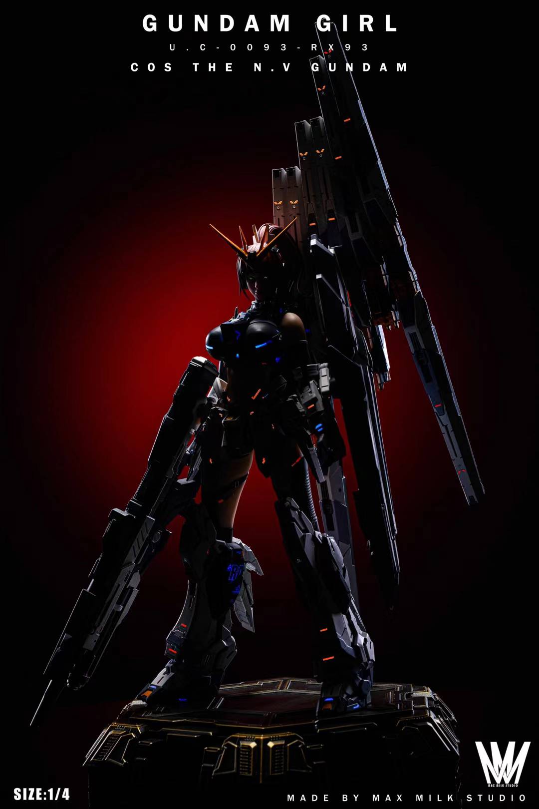 MAX MILK Studio 1/4 Gundam Girl Resin Statue - Devilness Toys