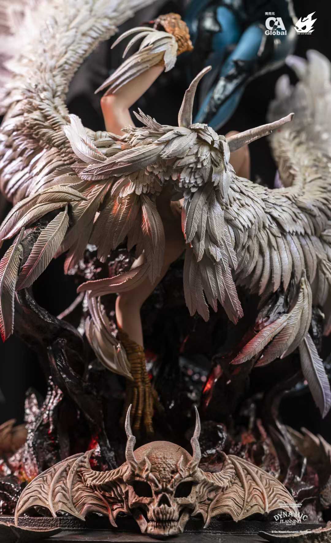 HotCat Studio 1/6 Devilman Lady Jun Fudou VS Ran Ausuka Resin Statue ...