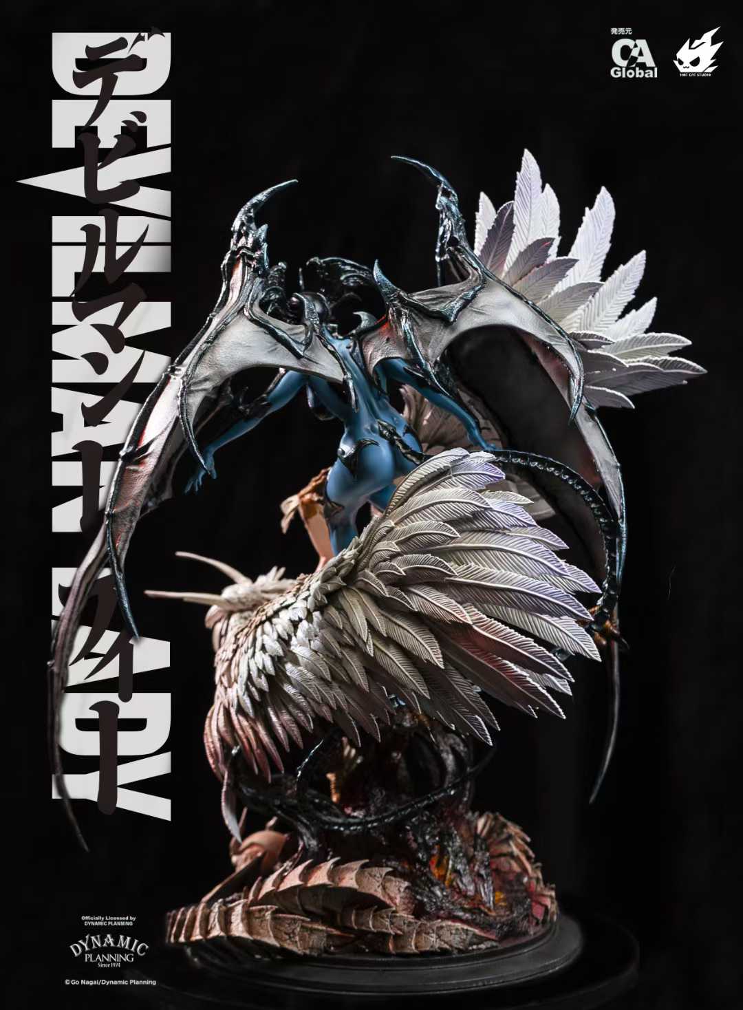 HotCat Studio 1/6 Devilman Lady Jun Fudou VS Ran Ausuka Resin Statue ...